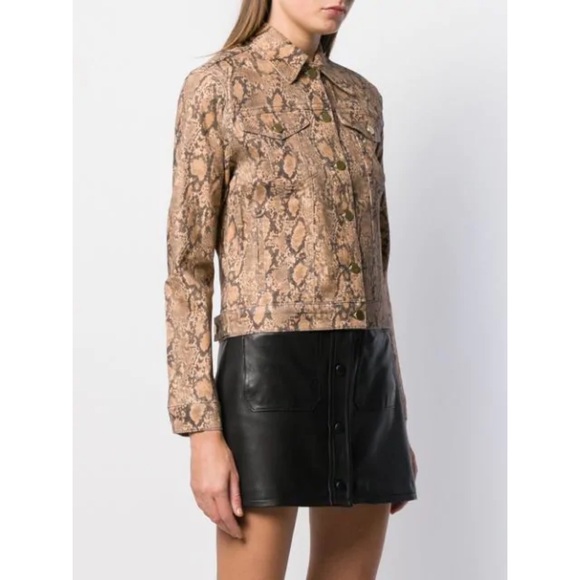 Frame Denim | Jackets & Coats | Frame Le Vintage Snake Denim Jacket ...